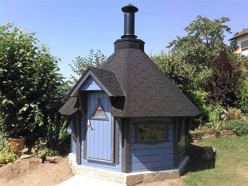 Die schönste Grillkota in 6,9m² mit bester Zertifizierter Polar Kiefe ...